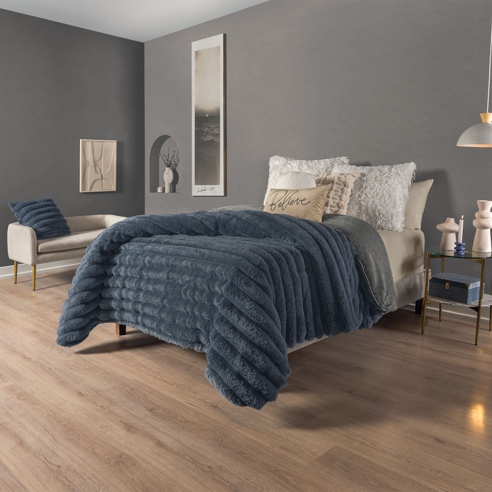 COBERTOR EVEREST DENIM - Mi Vianney